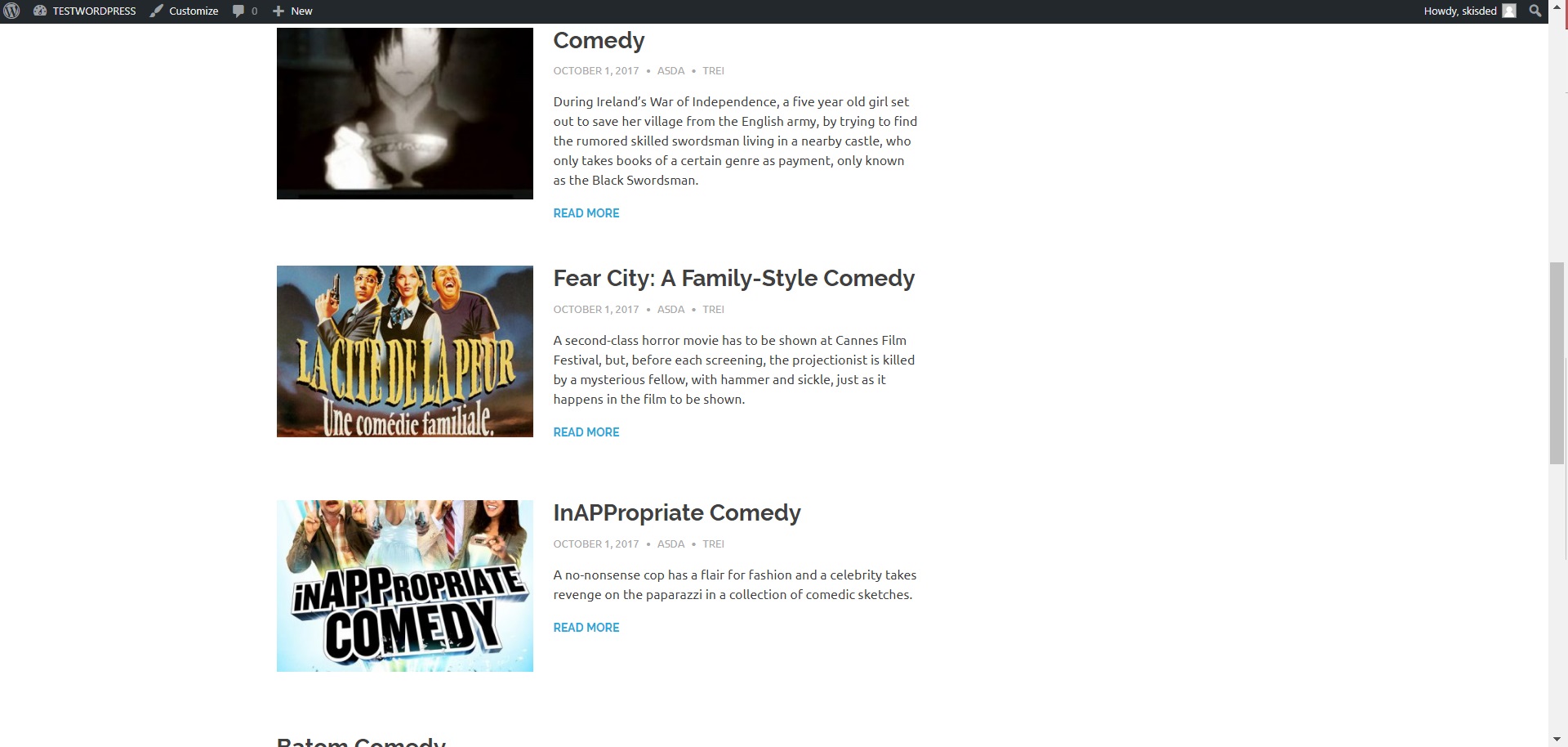 Movieomatic Automatic Post Generator Plugin for WordPress by CodeRevolution